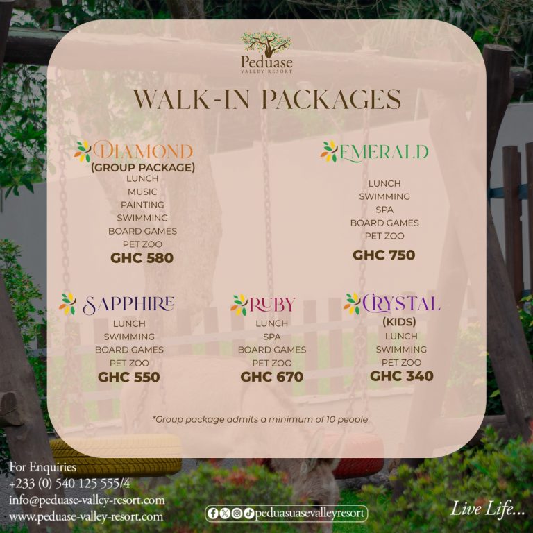 Promotions & Offers - Peduase Valley Resort